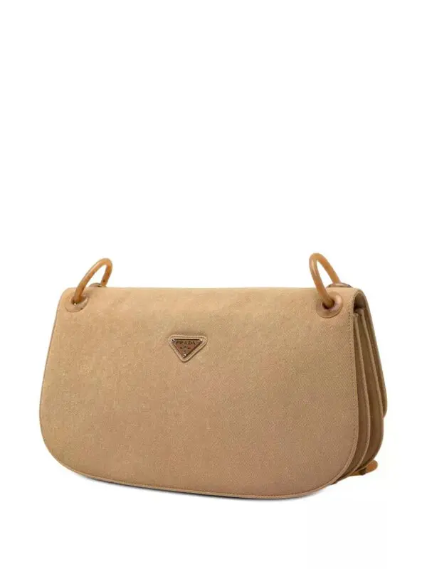 Prada 2000-2013 Canvas Resin Chain Shoulder Bag