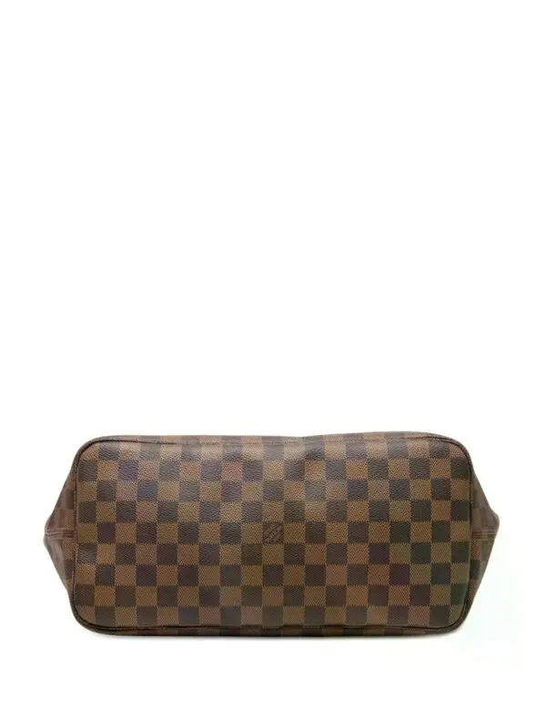 LOUIS VUITTON 2008 Damier Ebene Neverfull Mm Tote Bag