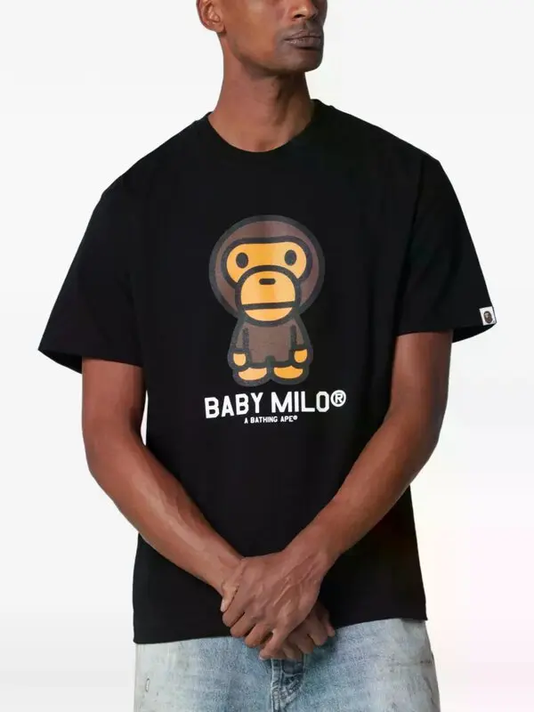 A BATHING APE Baby Milo Printed T-shirt