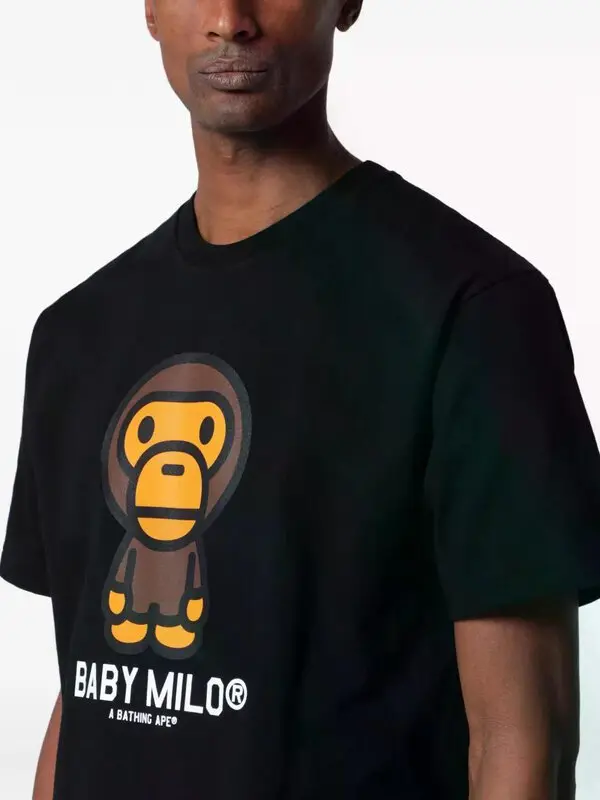 A BATHING APE Baby Milo Printed T-shirt