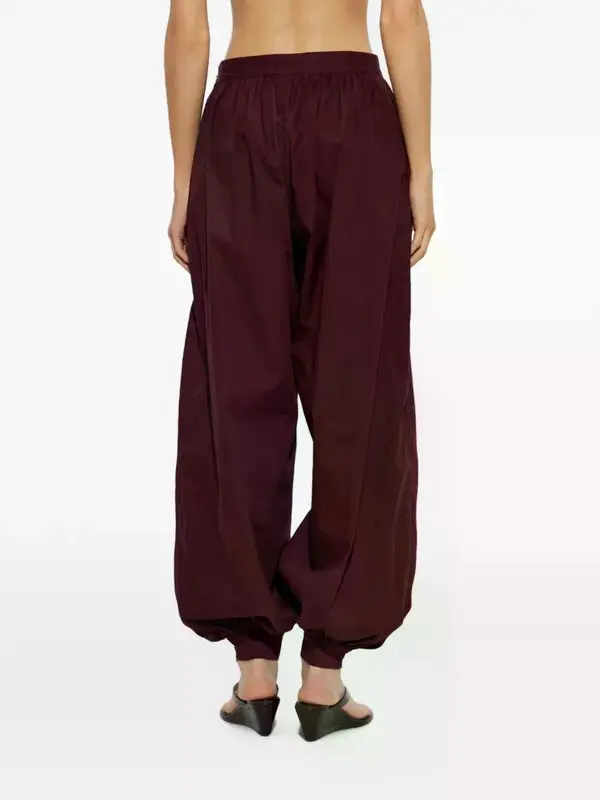 ROTATE BY BIRGER CHRISTENSEN Gathered-cuff Loose-fit Trousers
