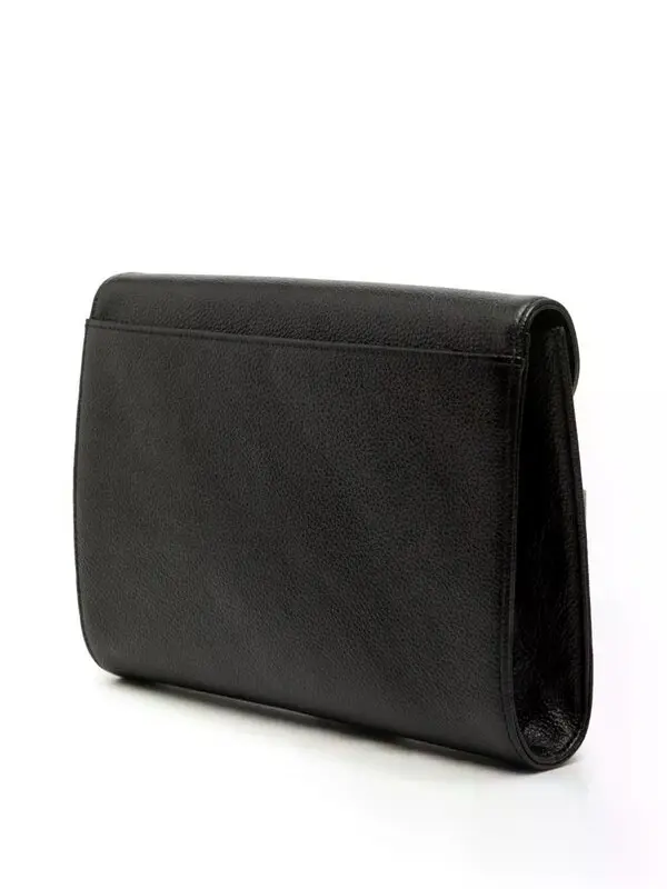 Saint Laurent 20th Century Grained Calfskin Clutch Bag