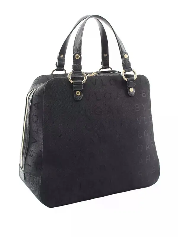 BVLGARI 2010-2026 Logomania Canvas Handbag