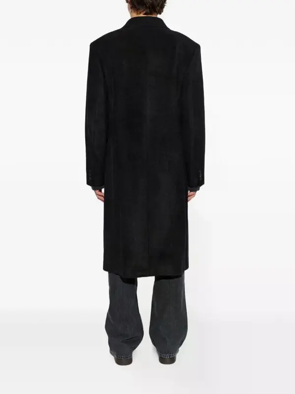Our Legacy Double-breasted Hairy-wool Coat