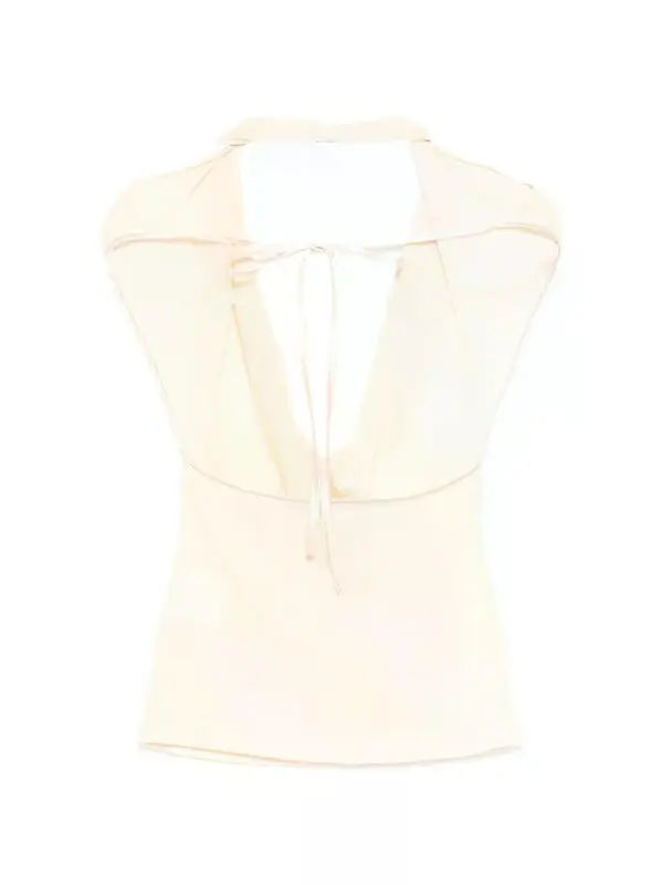 AYA MUSE Halterneck Tie-fastening Top
