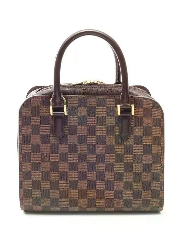 LOUIS VUITTON 2001 Damier Ebene Triana Handbag