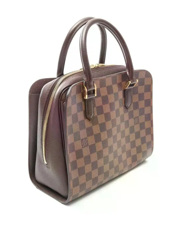 LOUIS VUITTON 2001 Damier Ebene Triana Handbag