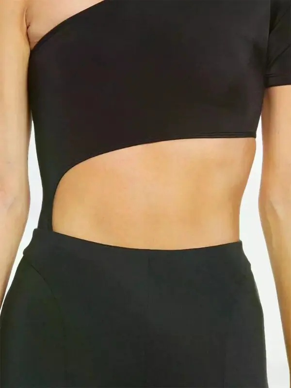 Alo Yoga One-shoulder Bodysuit With Cut-out Detail