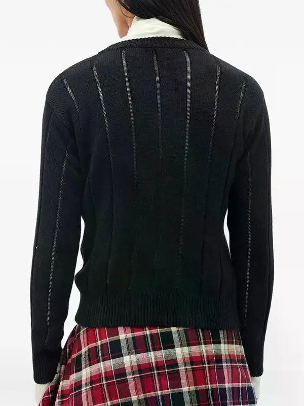 ANN DEMEULEMEESTER Rikki Brushed-rib Sweater