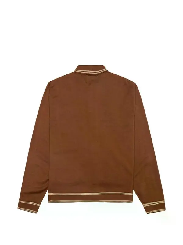 AWAKE NY Striped-trim Cardigan