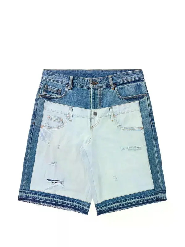 BILLIONAIRE BOYS CLUB Apollo Panelled Denim Shorts