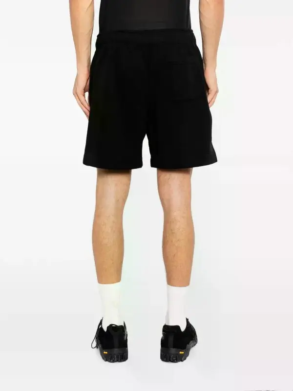 MELT Graphic Print Drawstring Shorts - Black