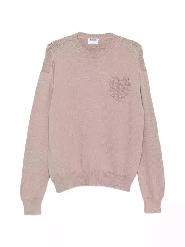 Moschino Heart-knit Sweater