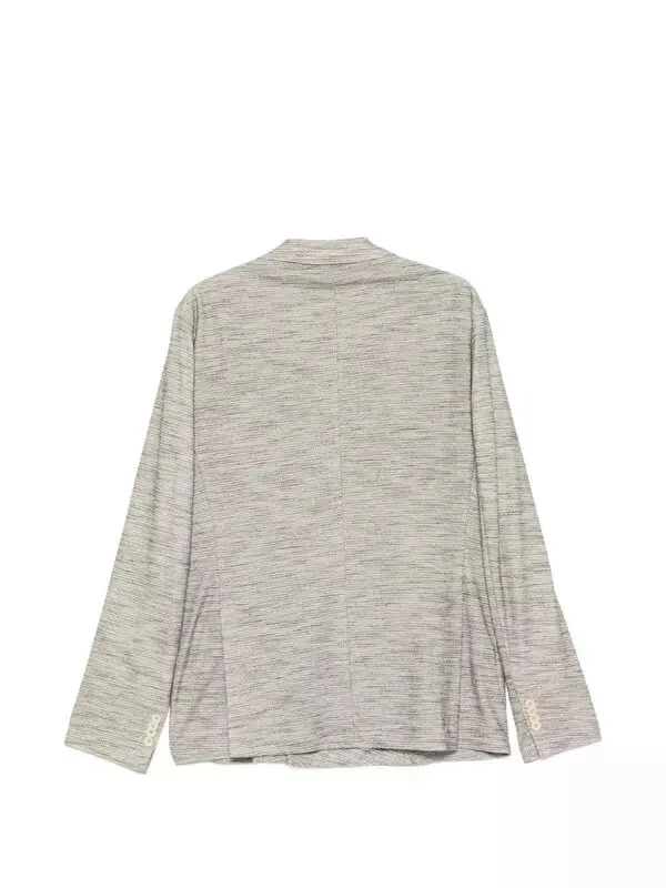 MANUEL RITZ Double-breasted Peak-lapels Cotton Blazer