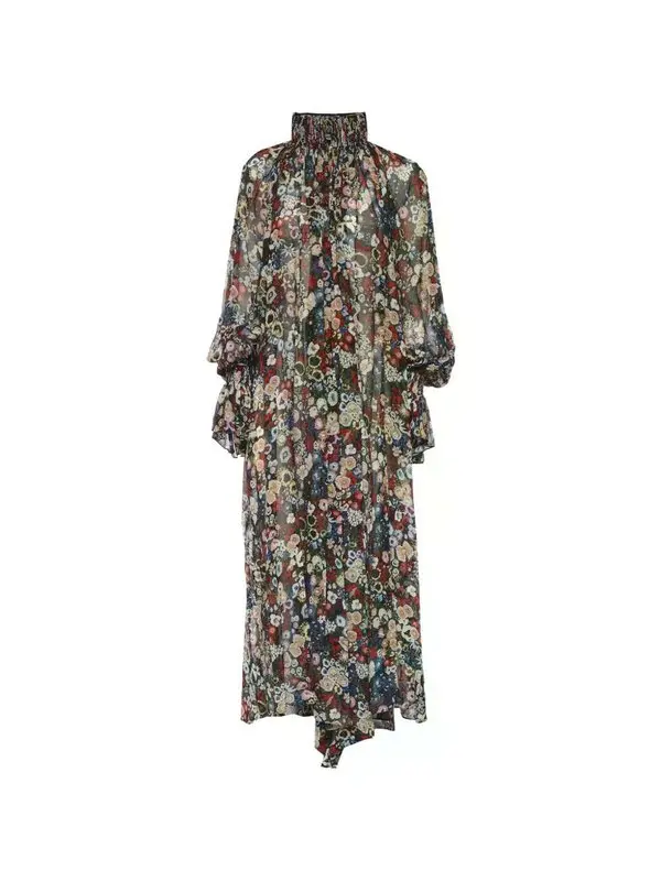 Khaite Edgar Floral-print Maxi Dress