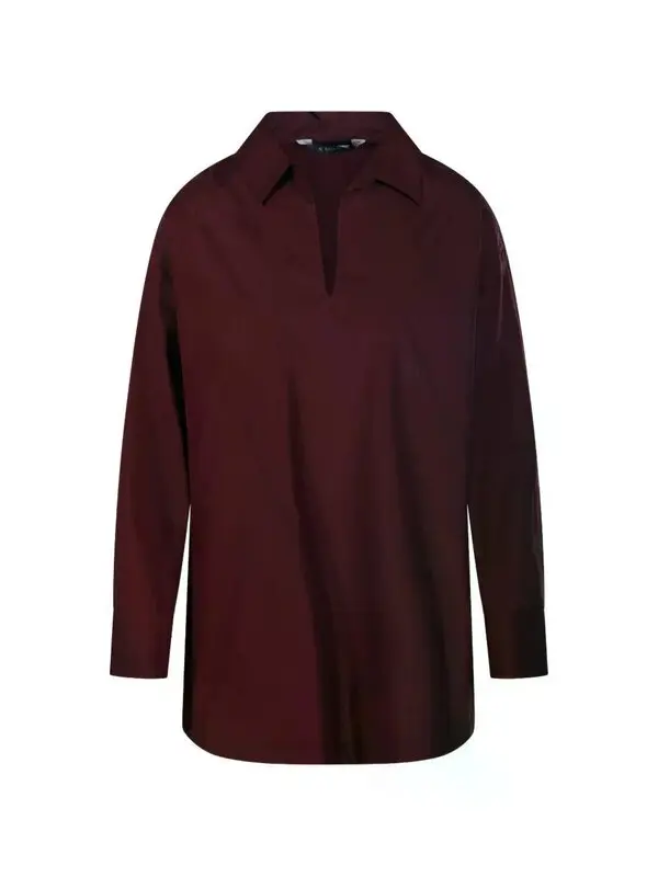 Max Mara V-neck Long-sleeve Blouse