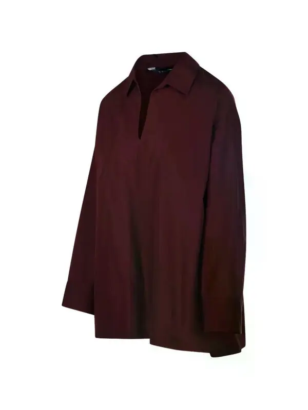 Max Mara V-neck Long-sleeve Blouse