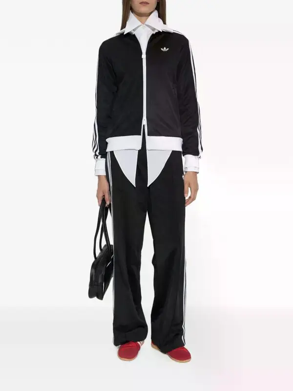 Adidas Logo-embroidered Striped Track Jacket