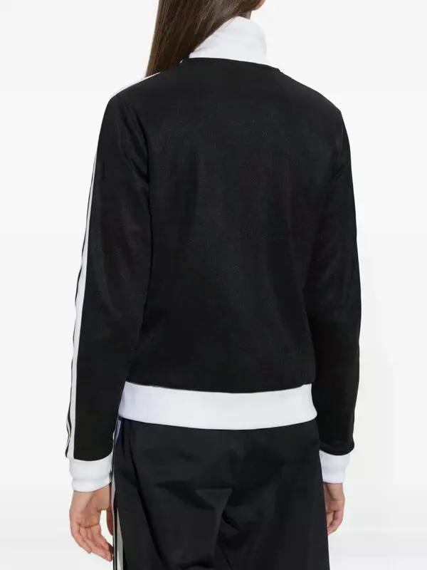 Adidas Logo-embroidered Striped Track Jacket