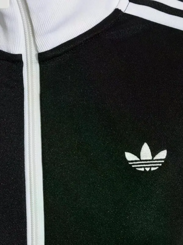 Adidas Logo-embroidered Striped Track Jacket