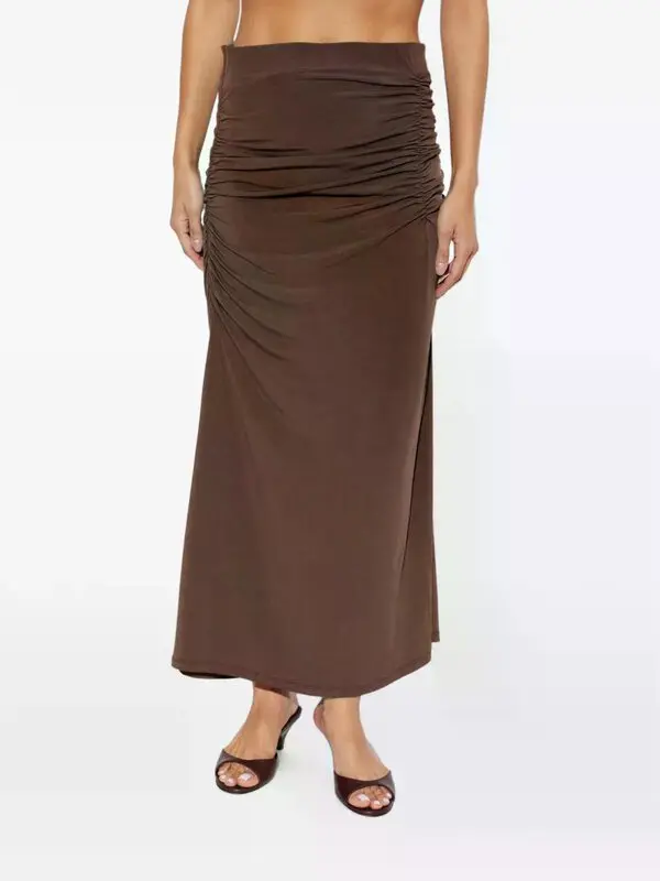 GESTUZ Gzsaily Ruched Maxi Skirt
