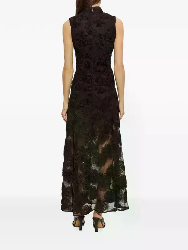 ROTATE BY BIRGER CHRISTENSEN Sleeveless Floral Maxi Dress