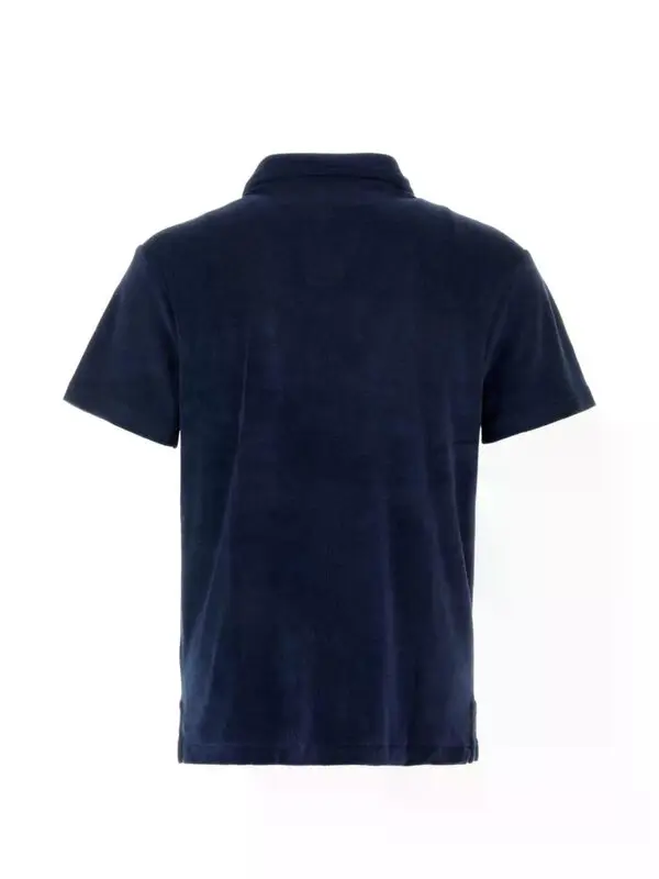 Polo Ralph Lauren V-neck Terry-fabric T-shirt - Blue