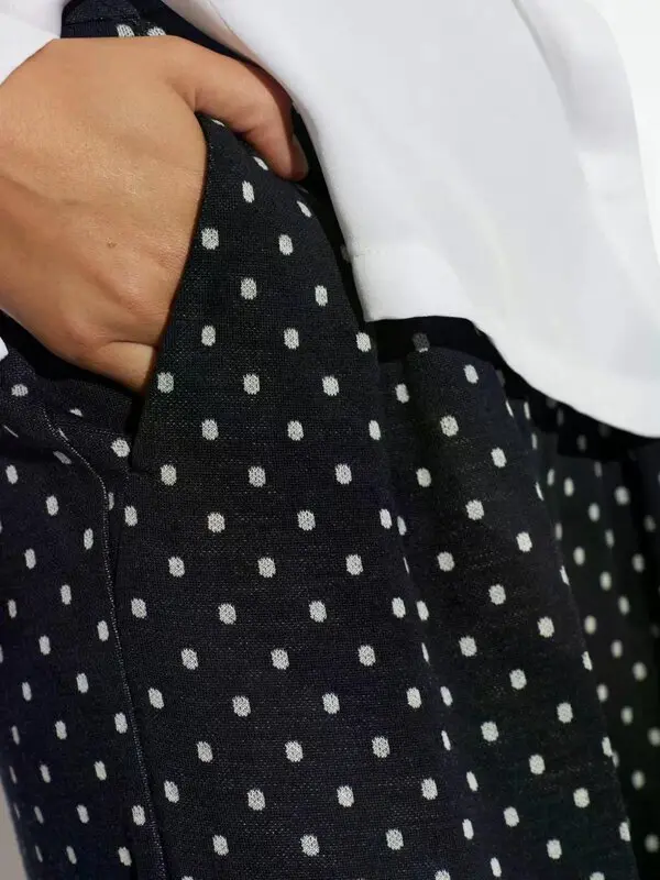 Max Mara Cerbero Polka-dot Palazzo Pants