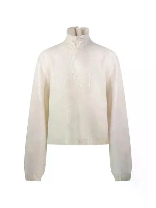 RÓHE Ribbed-knit High-neck Sweater