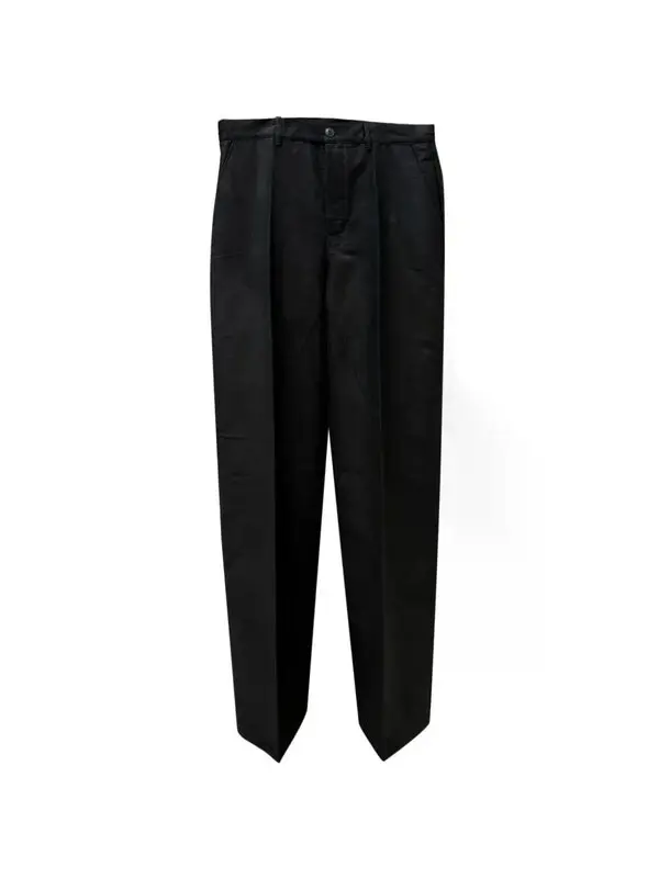 Rick Owens Tailored Pressed-crease Trousers - Black