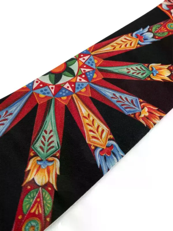 Dolce & Gabbana Carretto-print Silk Scarf