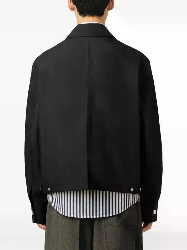 AMI Paris Nylon Jacket With De Coeur Detail