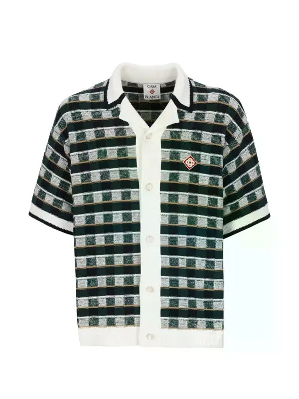 Casablanca Check-pattern Short-sleeve Shirt