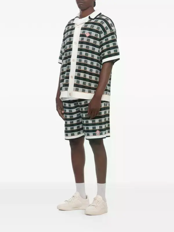 Casablanca Check-pattern Short-sleeve Shirt