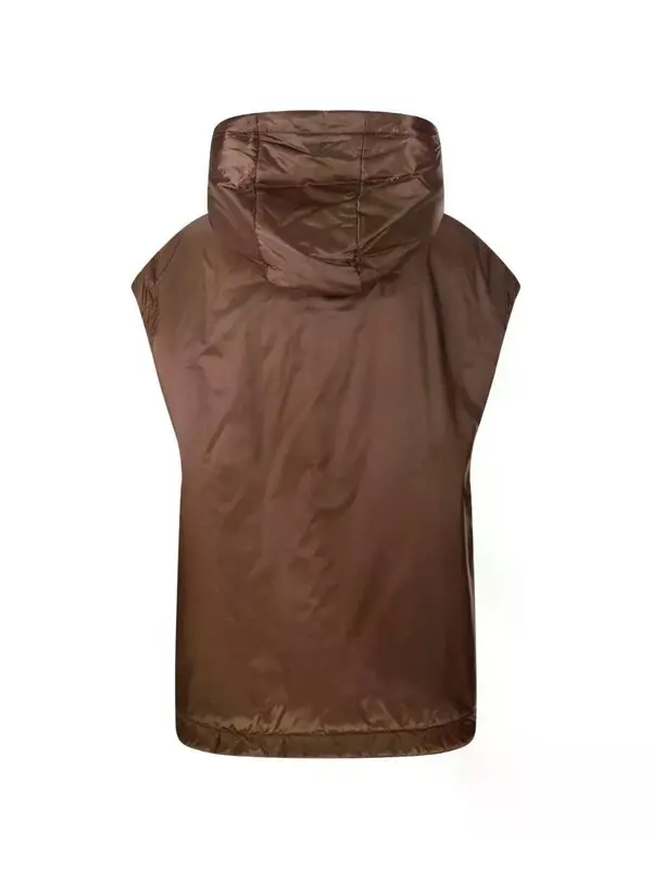 Max Mara Hooded Sleeveless Jacket