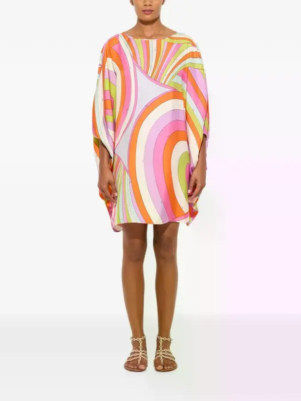 Emilio Pucci Iride-print Silk Kaftan