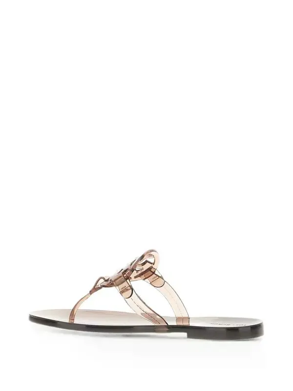 Tory Burch Miller Flat Sandals With Thong Strap - Brown