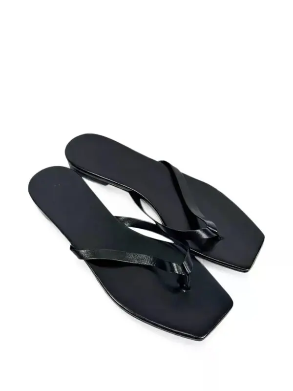AeydĒ Square-toe Thong Sandals