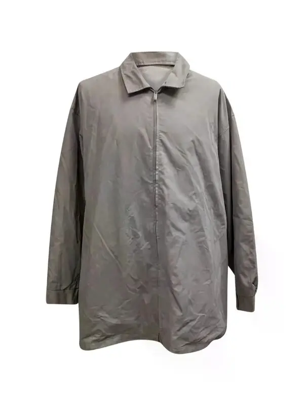 Fear Of God Jacket Zip Up, Classic Collar, Long Sleeve - Grey