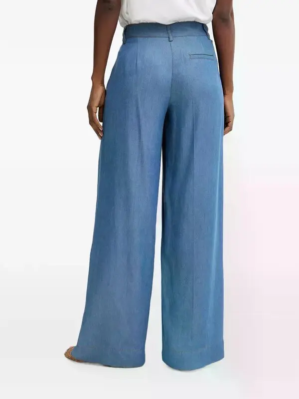 FRACOMINA Wide Leg Palazzo Trousers
