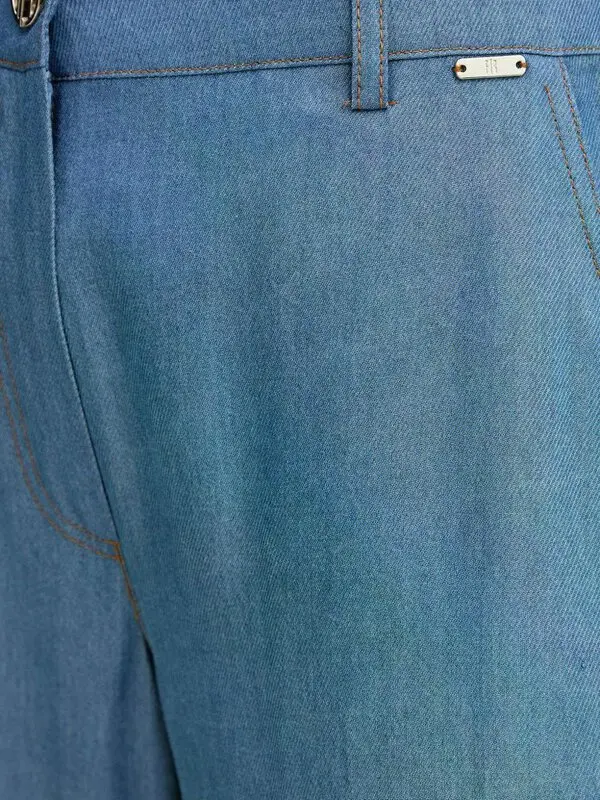 FRACOMINA Wide Leg Palazzo Trousers