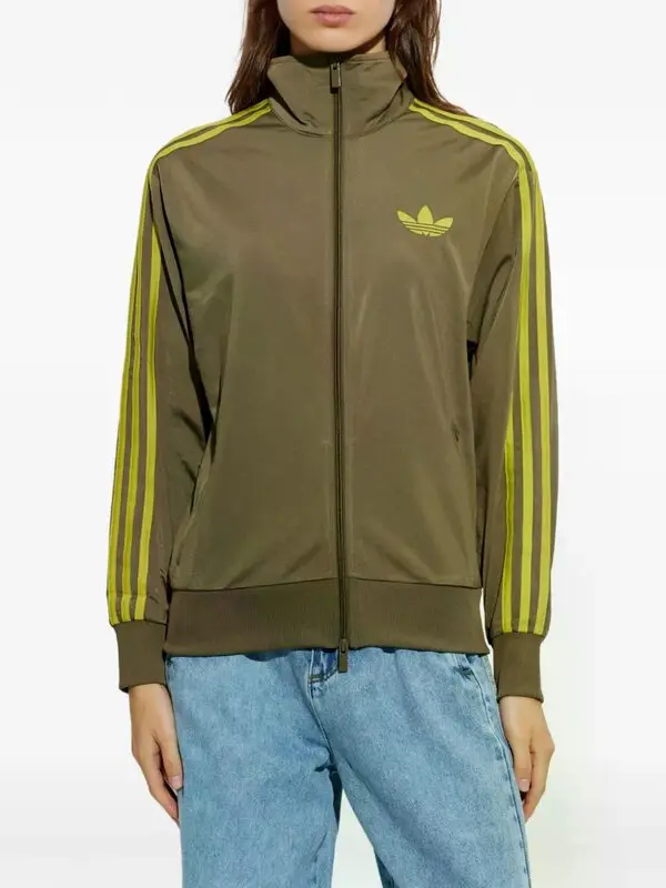 Adidas Stripe-detail Logo Jacket
