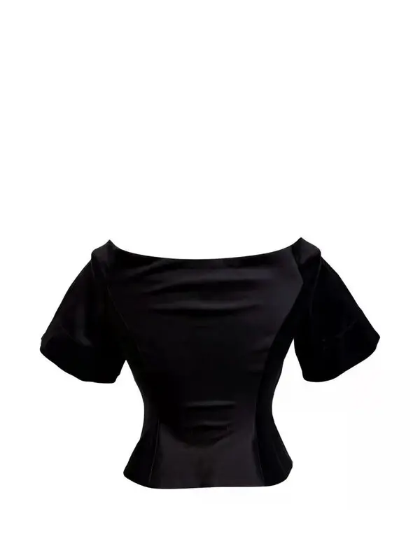 GANNI Halterneck Button-up Blouse
