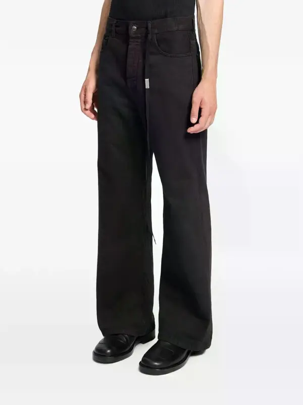 ANN DEMEULEMEESTER Modest Five-pocket Flared Jeans