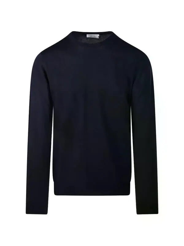 ROBERTO COLLINA Crew-neck Ribbed-trim Sweater