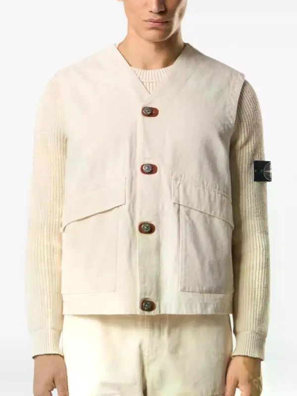 Stone Island Button-up Cargo Gilet