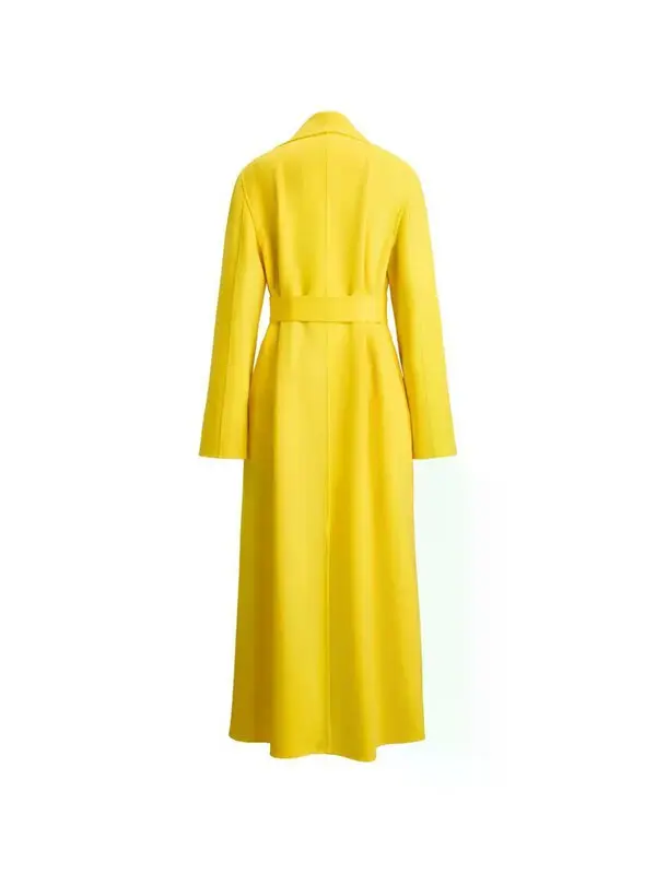 Ralph Lauren Micaela Belted Cashmere Coat - Yellow