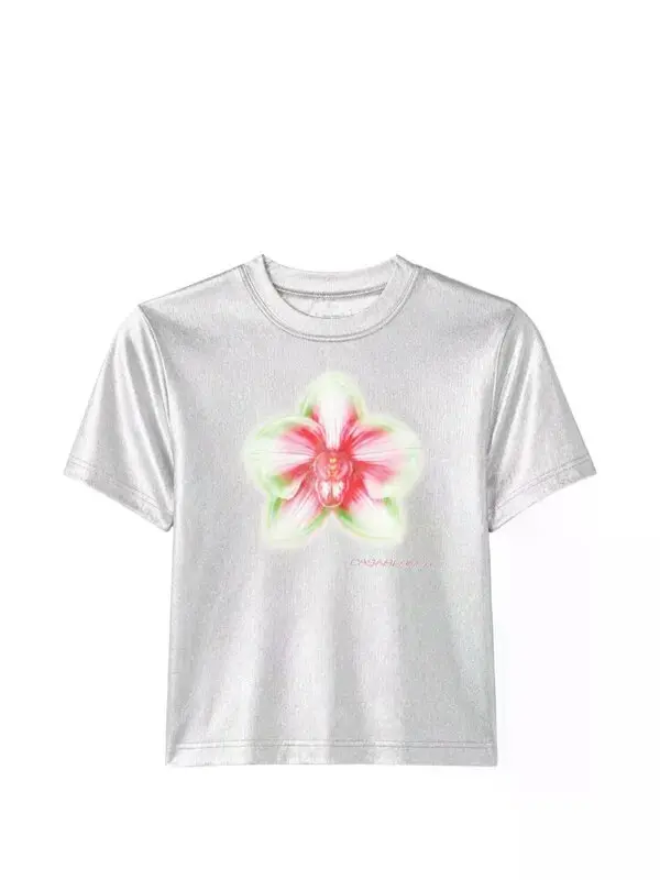 Casablanca Glitch Orchid T-shirt