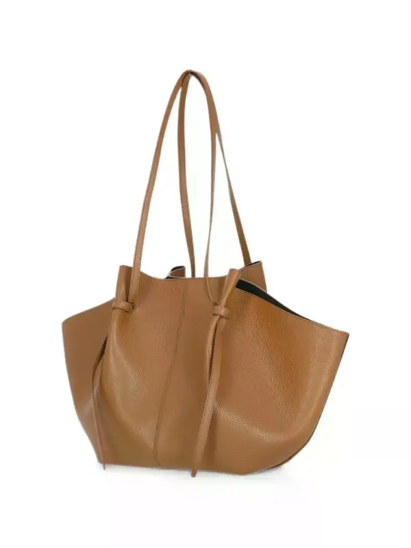 Yuzefi Mochi Leather Shoulder Bag - Brown