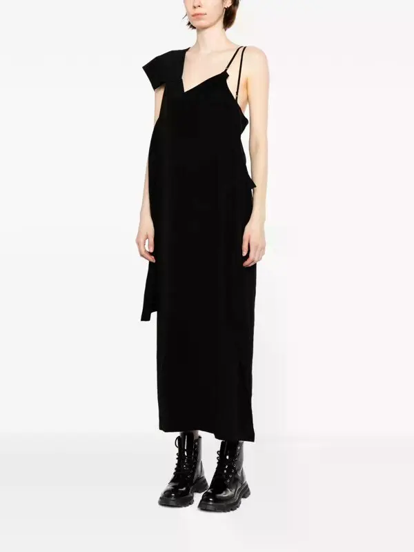 Yohji Yamamoto Asymmetric Draped Dress